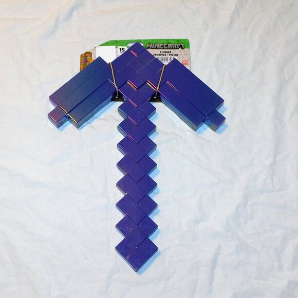 Disguise | Toys | Minecraft Enchanted Pickaxe Purple Iridescent Cosplay ...